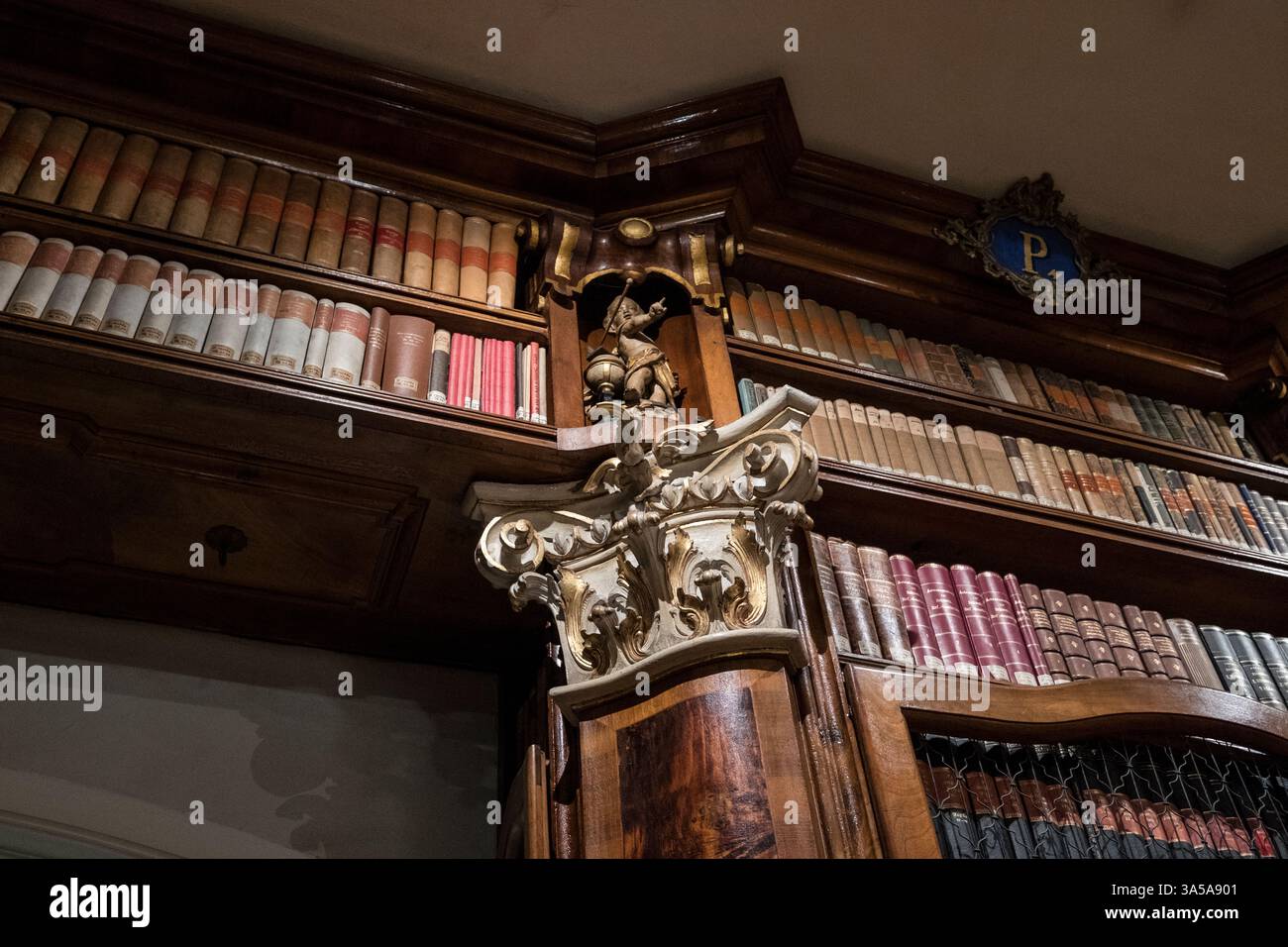 St Gallen library, St Gall library, St Gall abbey, Switzerland, Europe ...