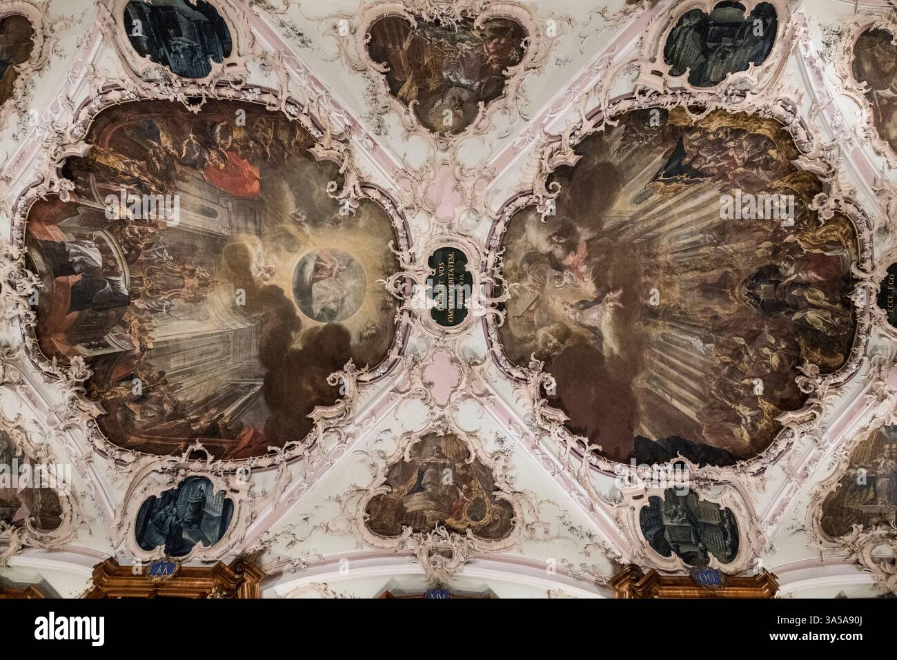 St Gallen library, St Gall library, St Gall abbey, Switzerland, Europe ...