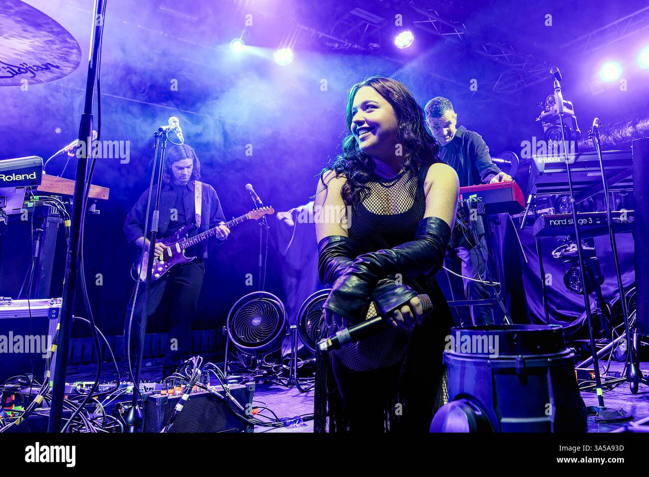 March 21, 2025, Liverpool, United kingdom: Czech singer THERA opening ...