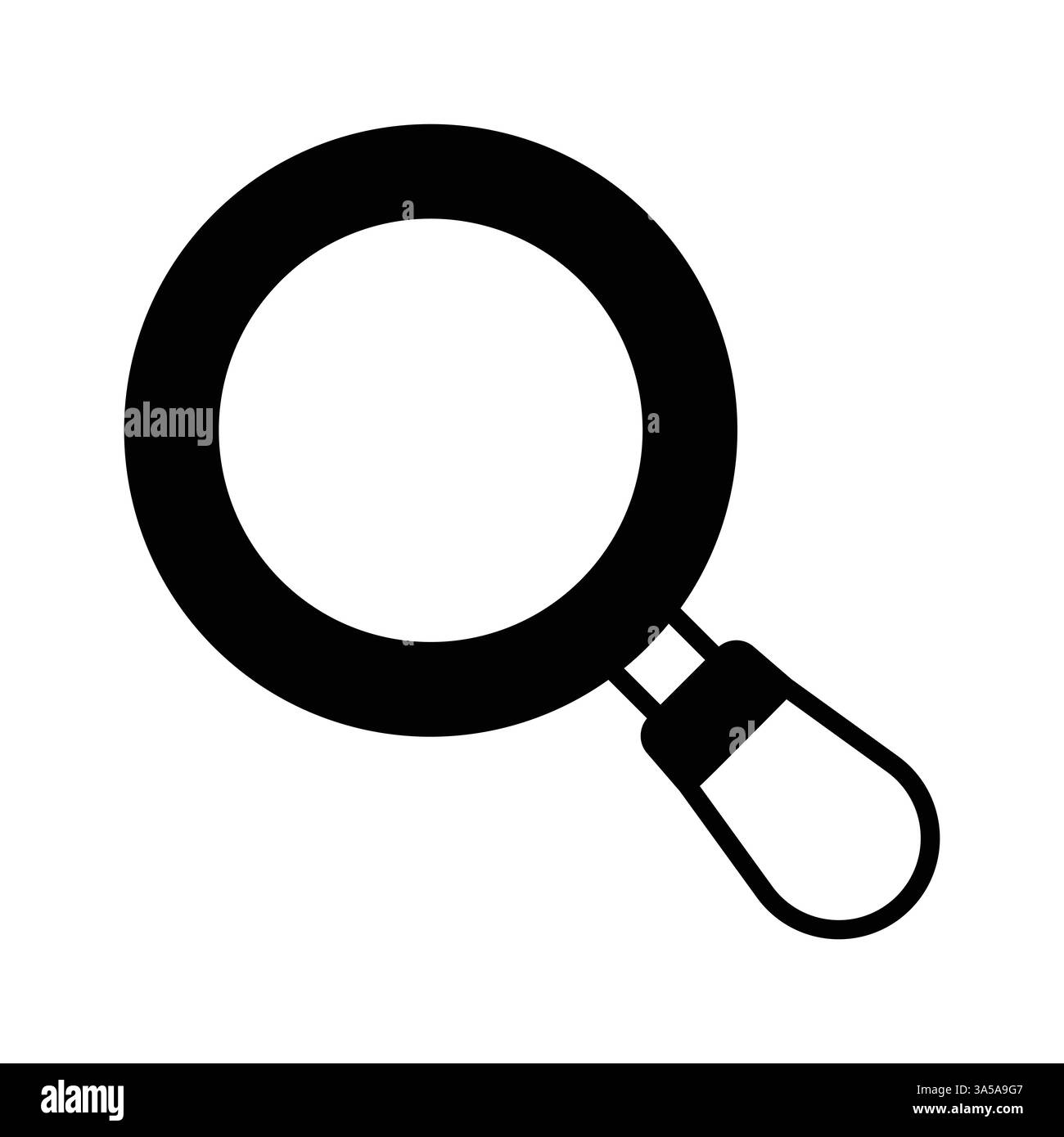 A magnifier icon, magnifying glass denoting search, zoom, and detailed ...