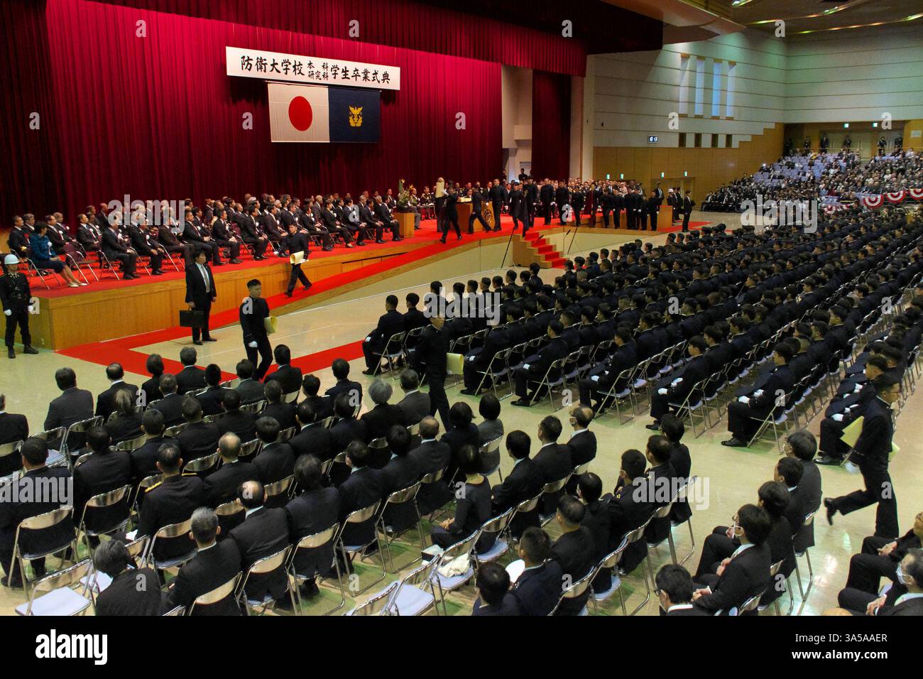 Yokosuka, Japan. 22nd Mar, 2025. Graduates of Japan's National Defense ...
