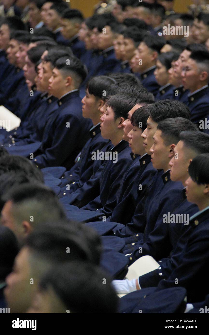 Yokosuka, Japan. 22nd Mar, 2025. Graduates of Japan's National Defense ...