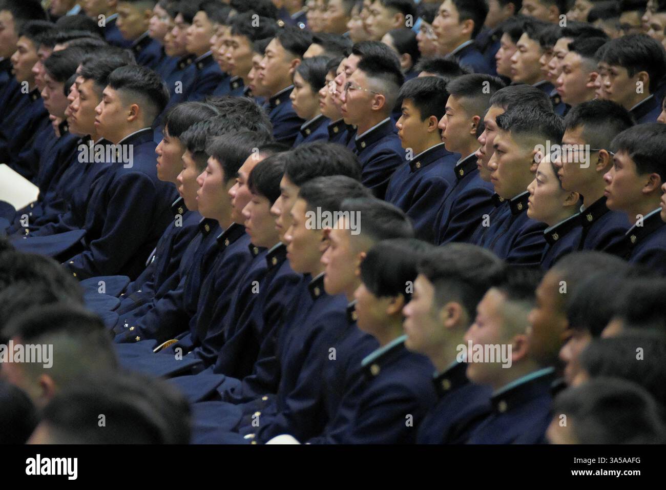 Yokosuka, Japan. 22nd Mar, 2025. Graduates of Japan's National Defense ...