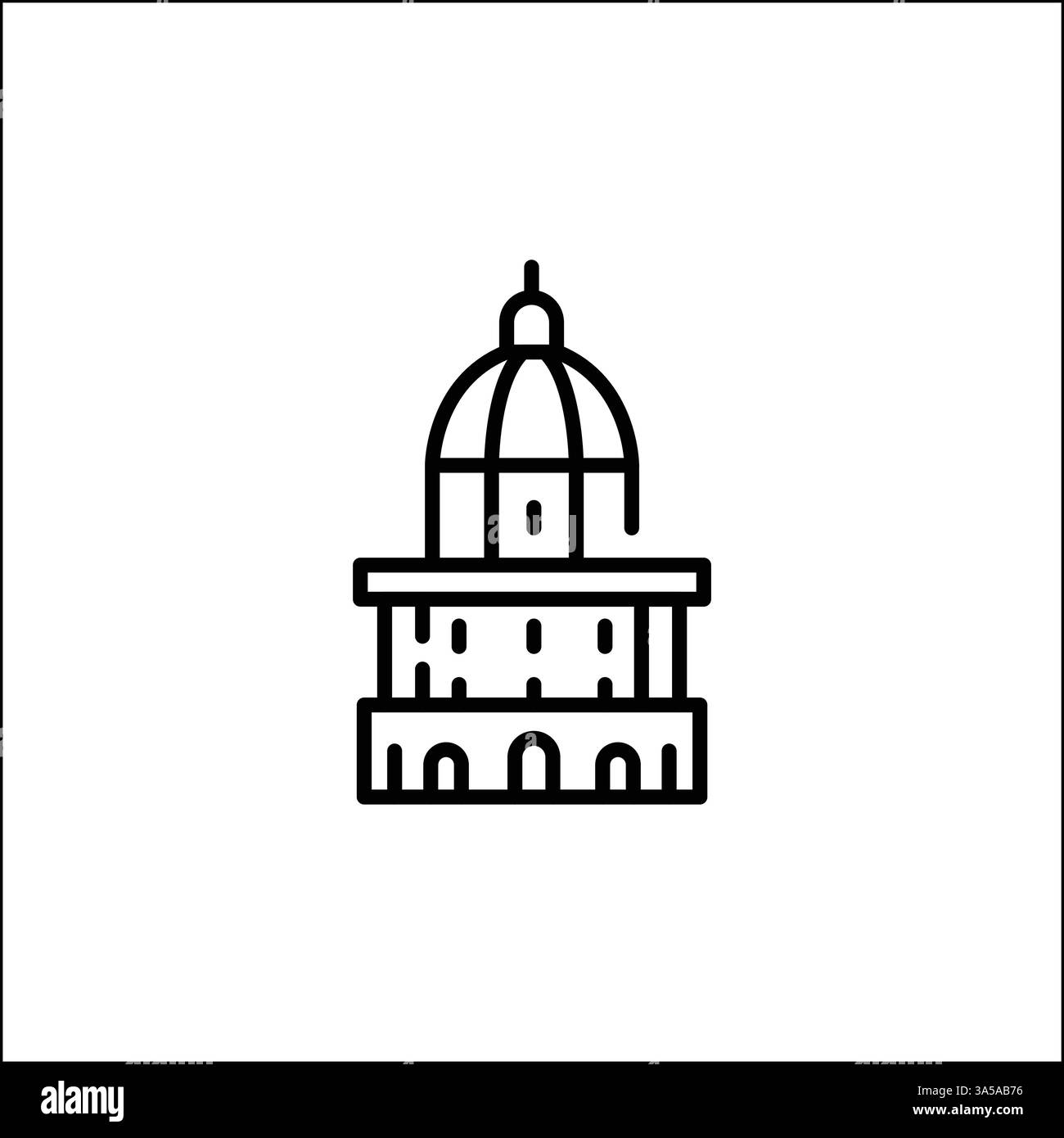 Gothic bell tower church Stock Vector Images - Alamy