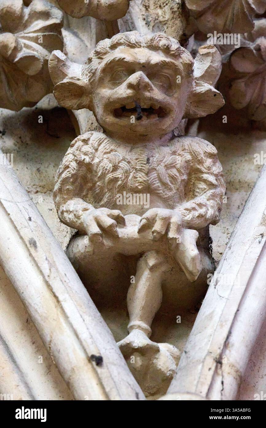 The Lincoln Imp is a famous grotesque carved figure located in Lincoln ...