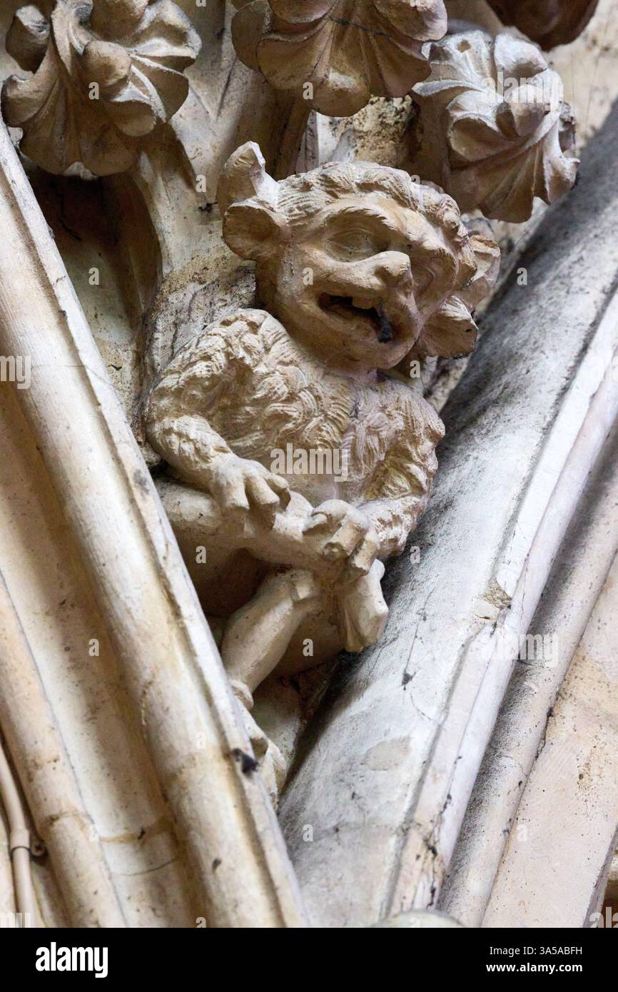 The Lincoln Imp is a famous grotesque carved figure located in Lincoln ...