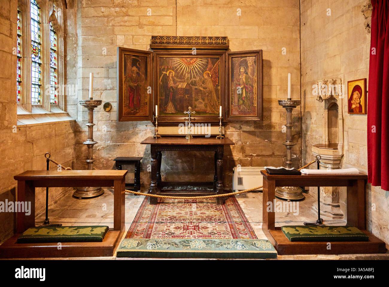 The Fleming Chantry, located in Lincoln Cathedral, is a 14th-century ...