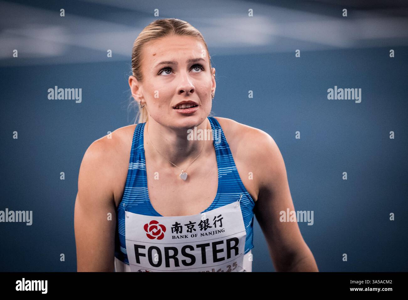 Nanjing, China. 22nd Mar, 2025. Viktoria Forster of Slovakia at the ...