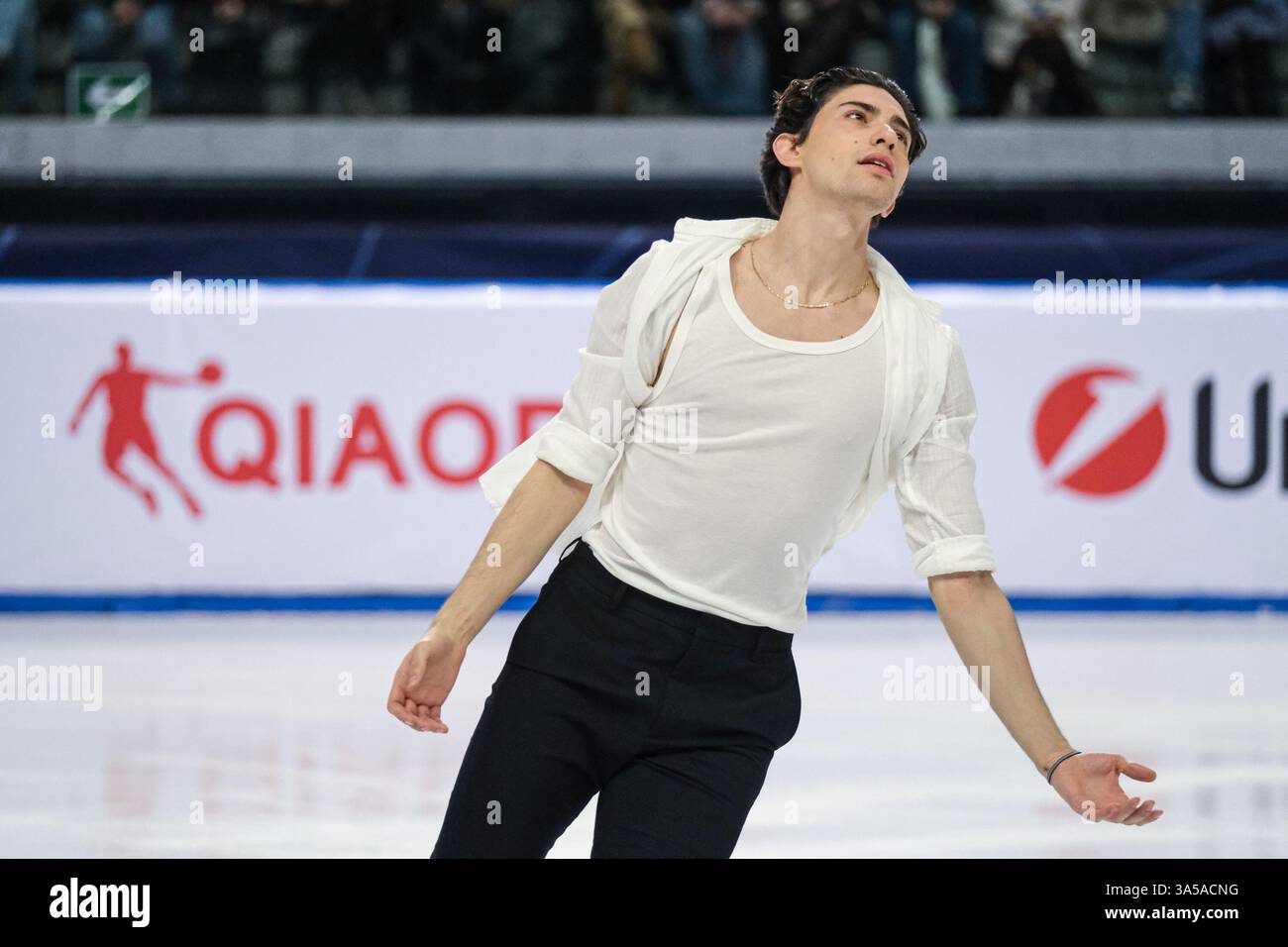 Corey Circelli of Italy seen in action during the Exhibition Gala of ...