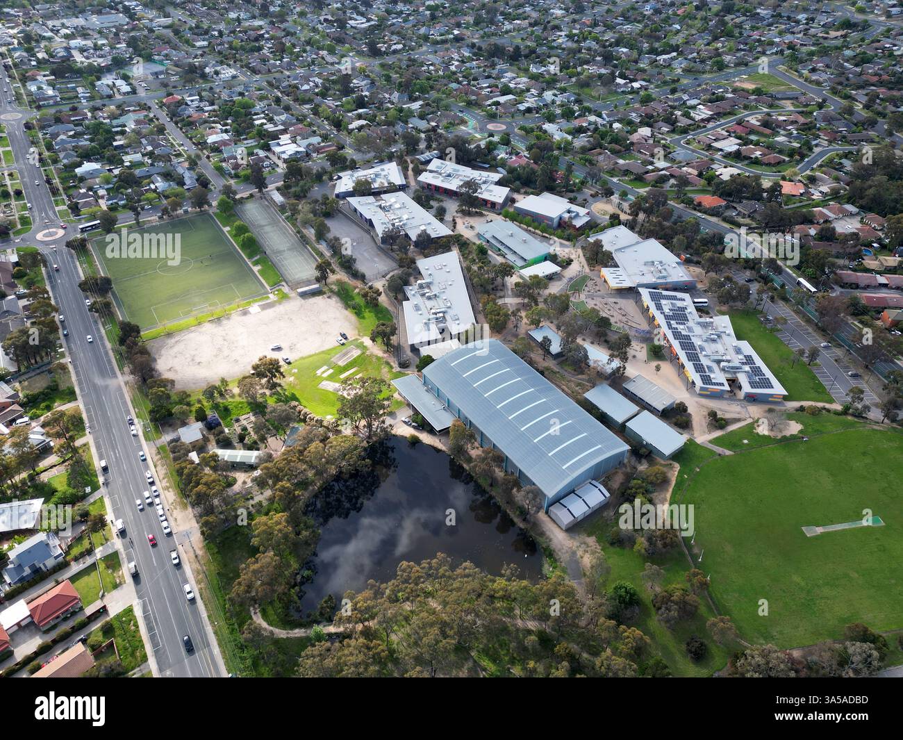 aerial view of Bendigo Stock Photo - Alamy