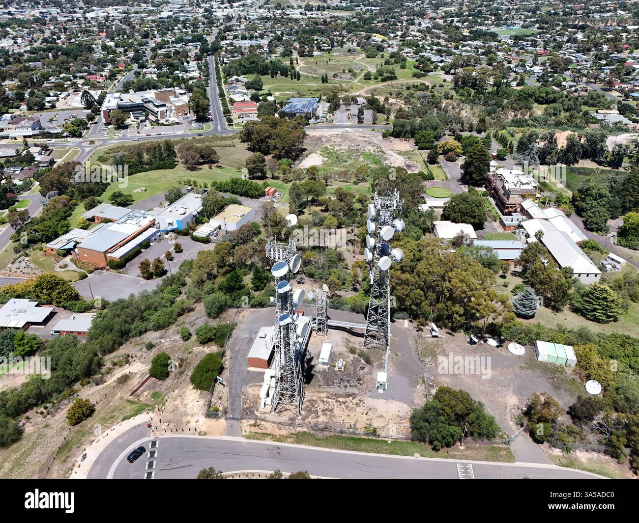 Bendigo City landscape Central Victoria, Australia Stock Photo - Alamy