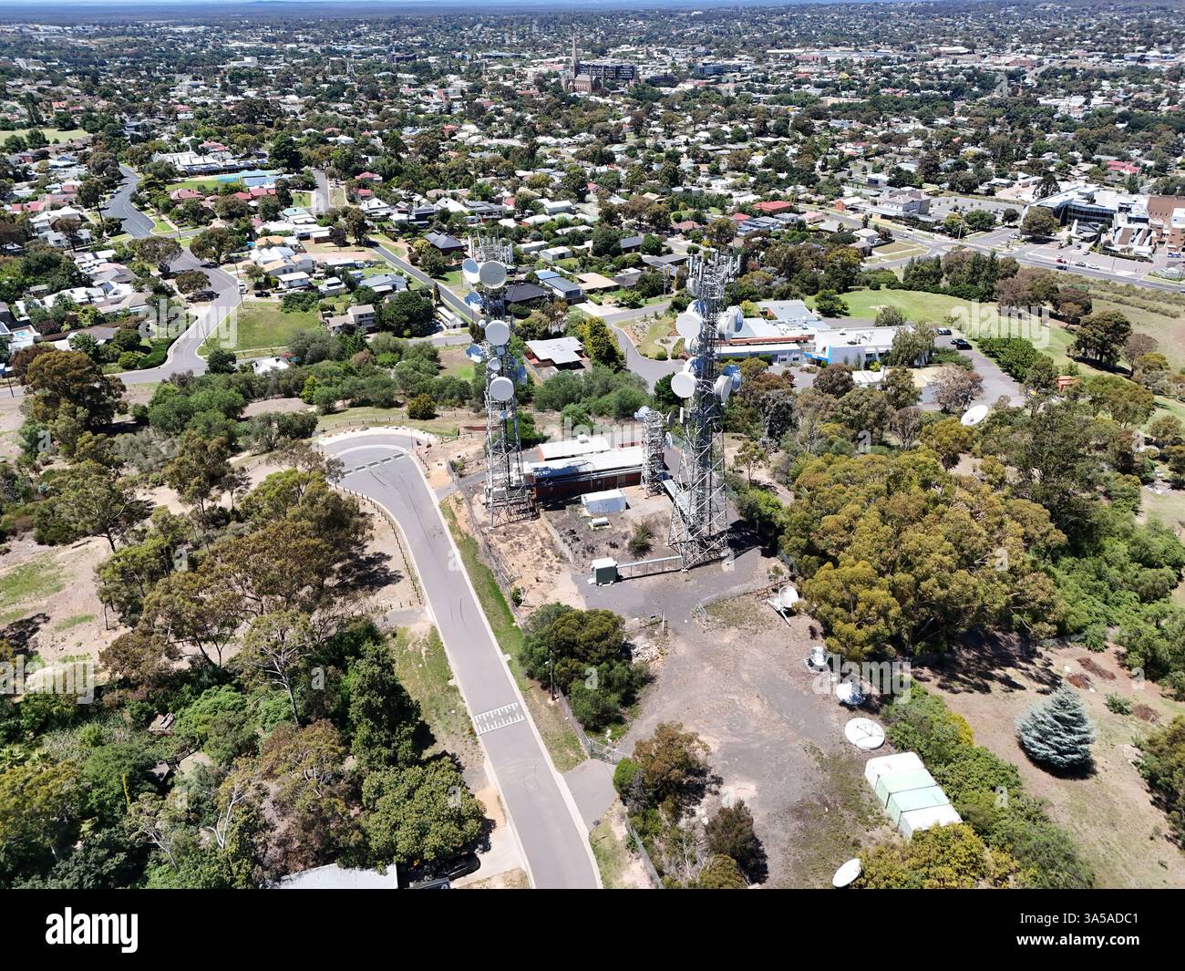 Bendigo City landscape Central Victoria, Australia Stock Photo - Alamy