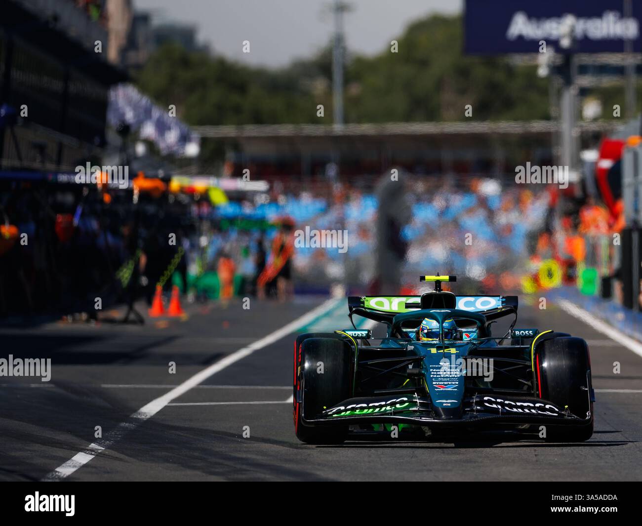 Albert Park, 14 Mar 2025: Fernando Alonso (ESP) during the 2025 ...