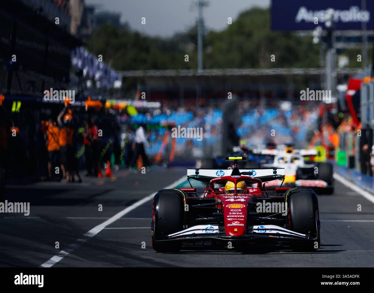 Albert Park, 14 Mar 2025: Lewis Hamilton (GBR) during the 2025 ...