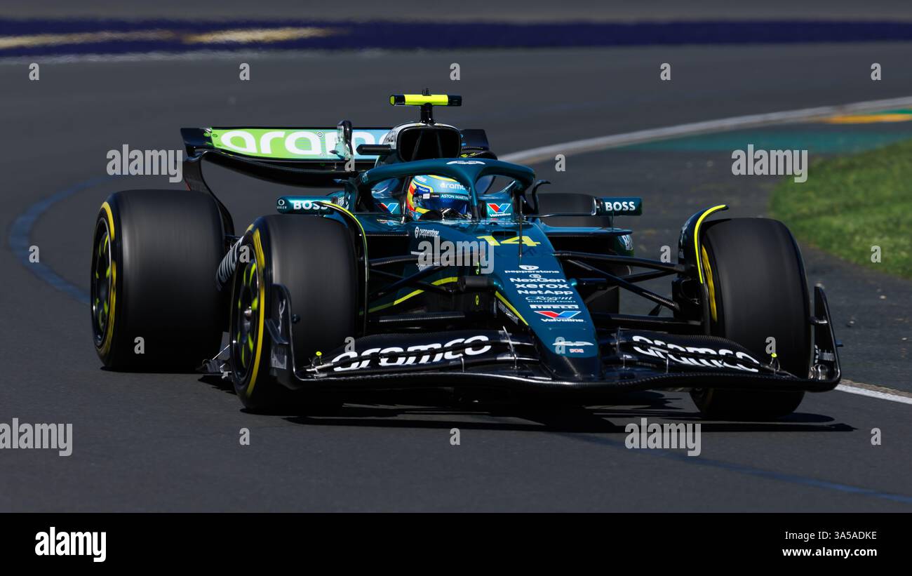Albert Park, 14 Mar 2025: Fernando Alonso (ESP) during the 2025 ...
