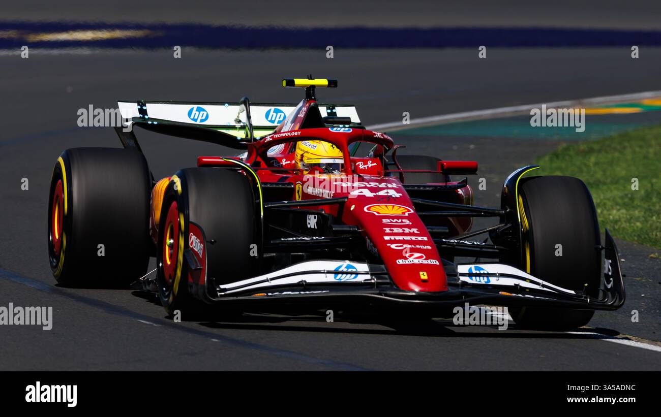 Albert Park, 14 Mar 2025: Lewis Hamilton (GBR) during the 2025 ...