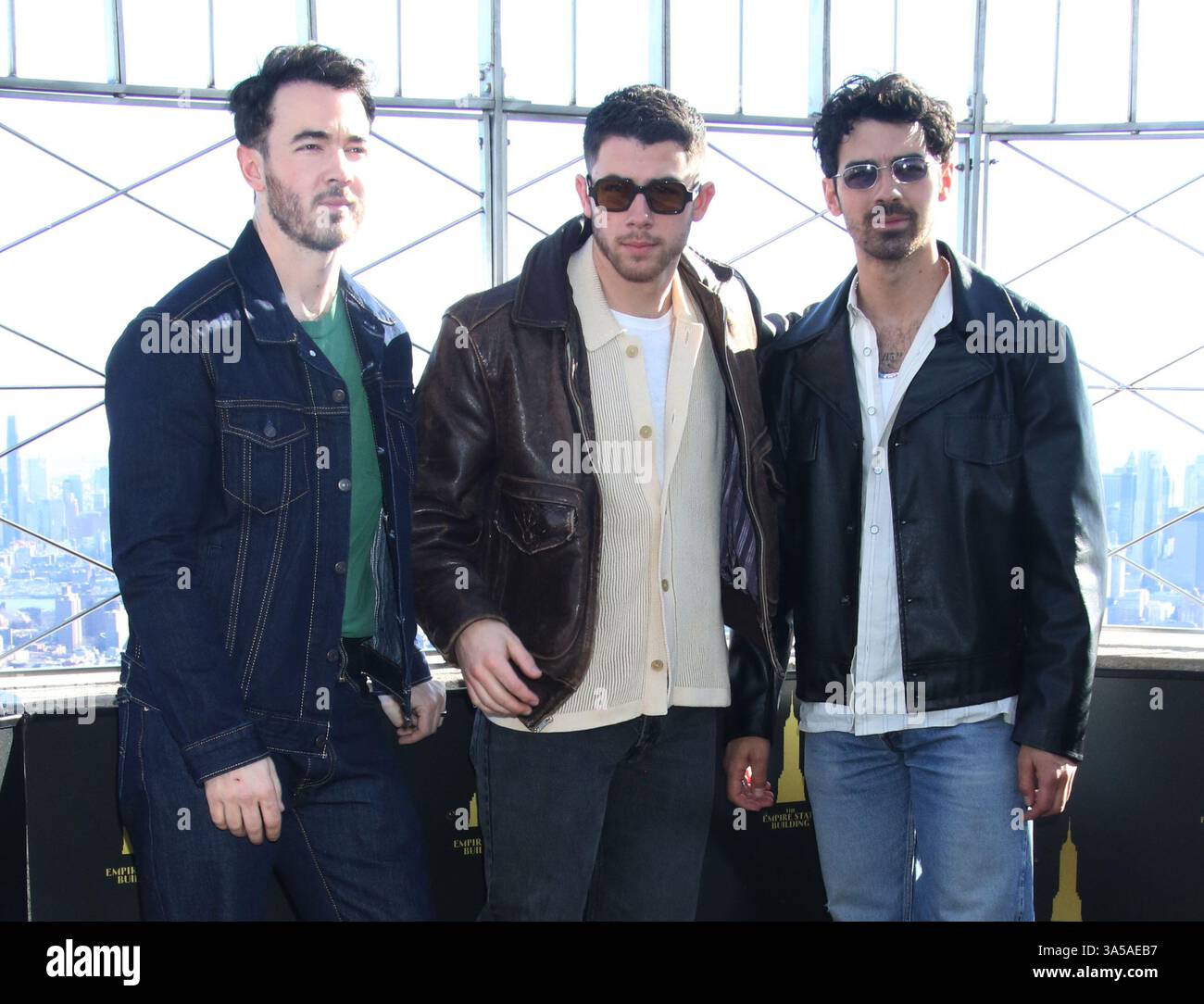 New York, NY, USA. 21st Mar, 2025. Kevin Jonas, Nick Jonas and Joe ...
