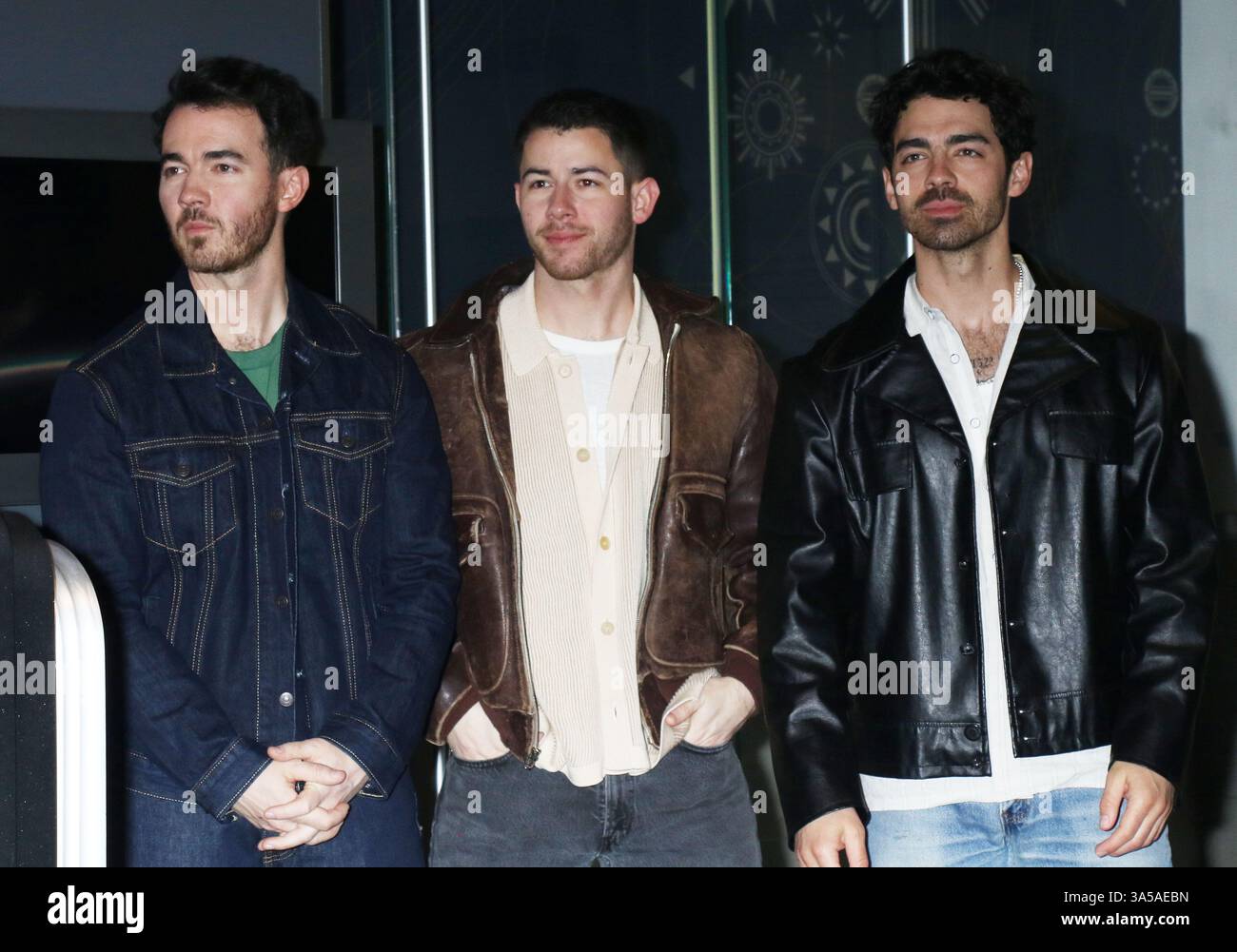 NEW YORK, NY- MARCH 21: Kevin Jonas, Nick Jonas and Joe Jonas Celebrate ...