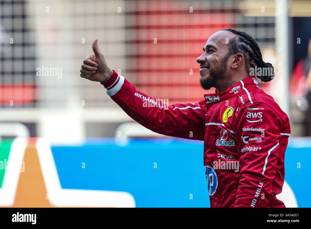 China, China. 22nd Mar, 2025. SHANGHAI, CHINA- MARCH 22: Lewis Hamilton ...