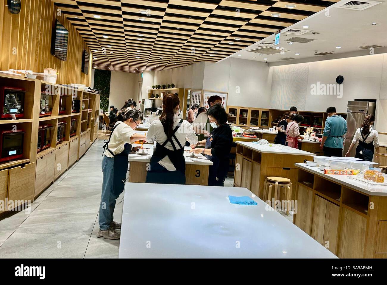 Taipei, Taiwan, Inside View, Modern Shopping Center, Local Taiwanese ...