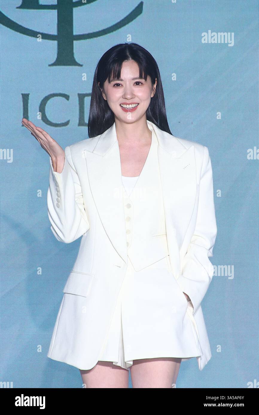 TAIPEI, CHINA - MARCH 22, 2025 - Taiwanese actress Allison attends a ...