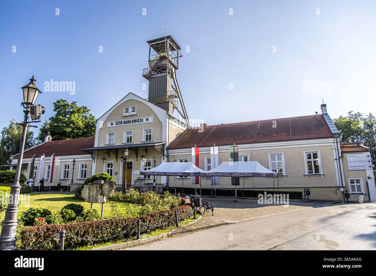 Wieliczka, Poland- July 16, 2023: Wieliczka Salt Mine Danilowicz shaft ...