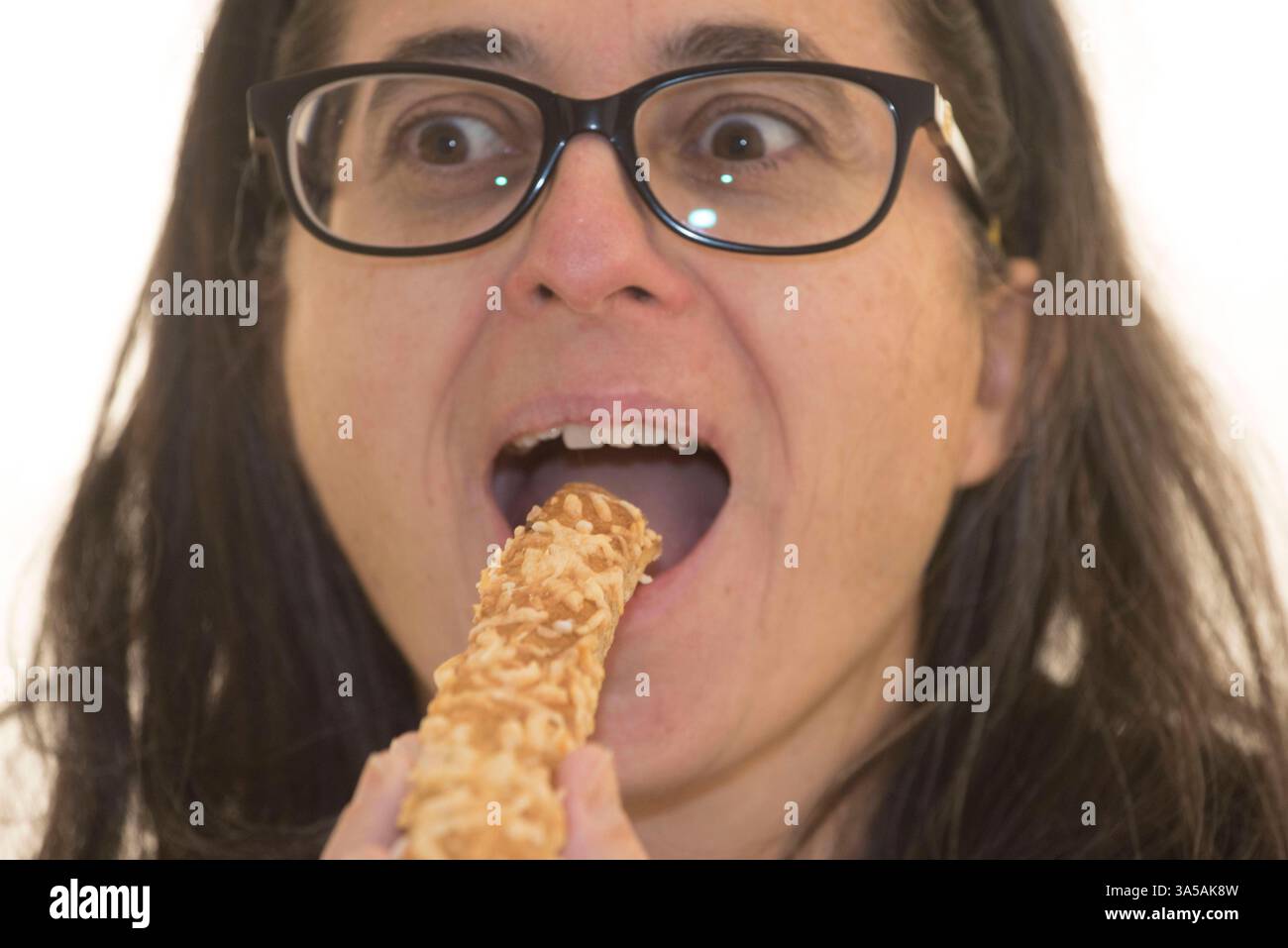 eating bread or bread rolls when feeling the hunger pangs eating bread ...