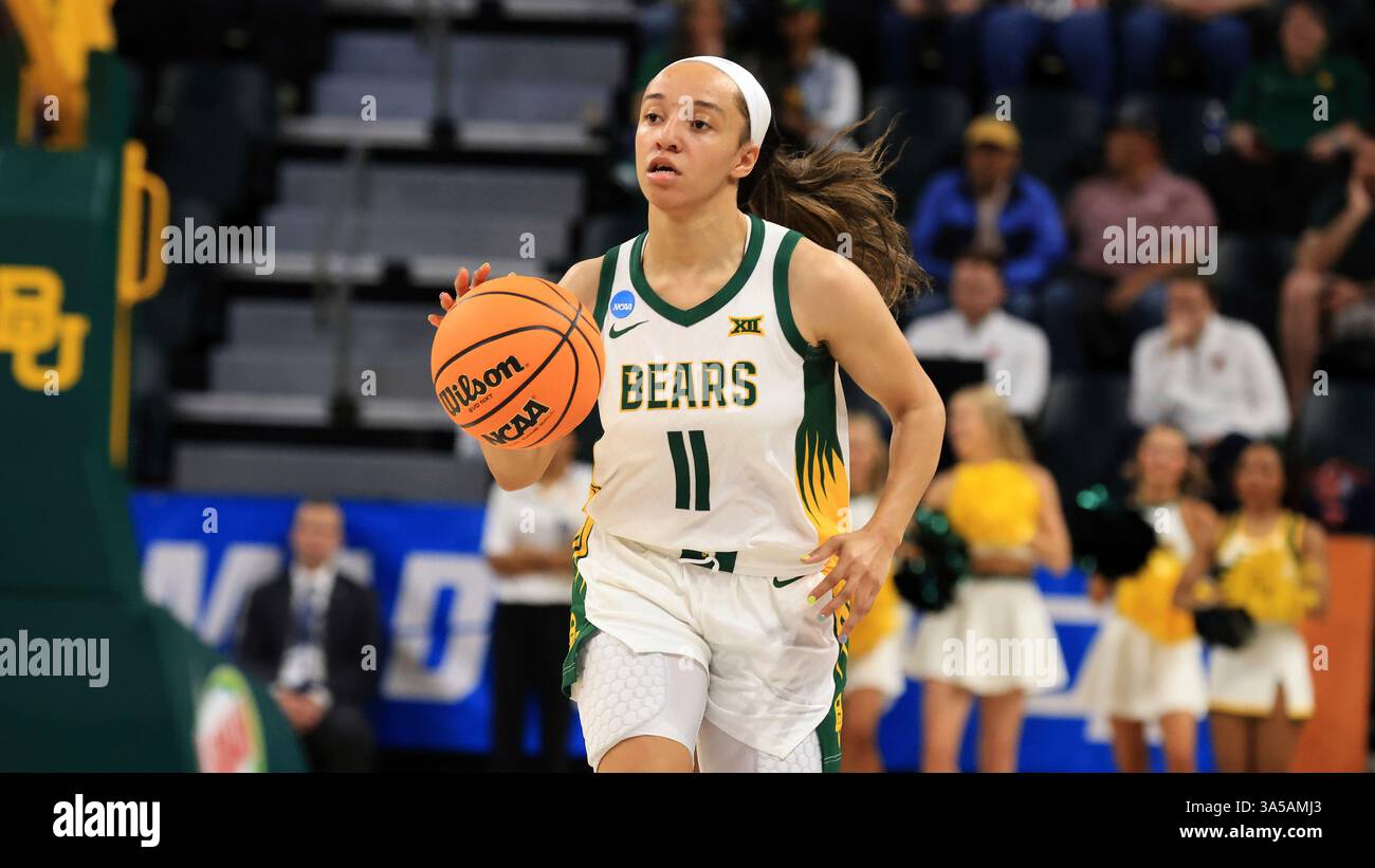 Baylor guard Jada Walker during the first half in the first round of ...