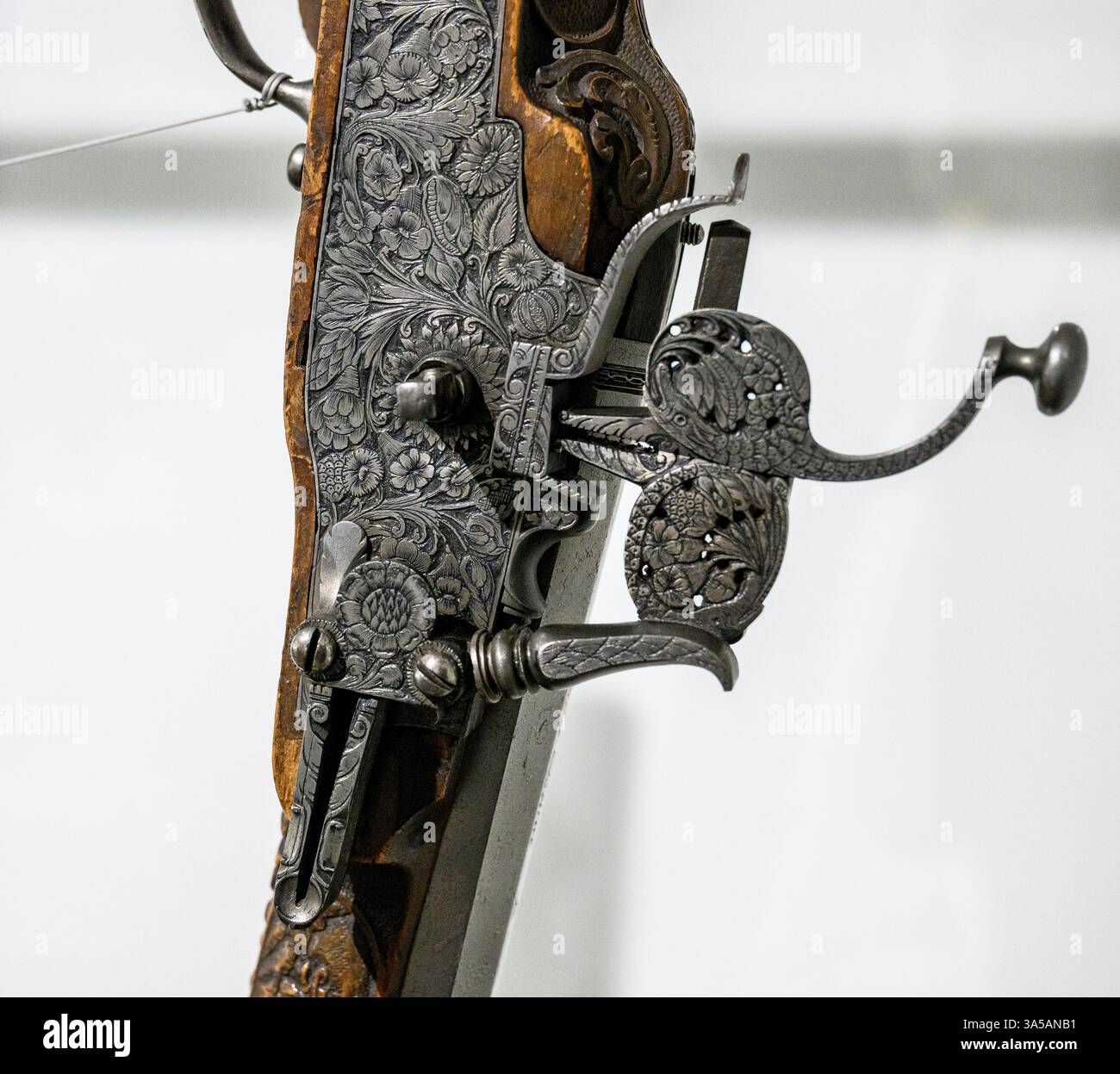 Detail of a rifle made by Hans Keiner from Cheb at the Regional Museum ...