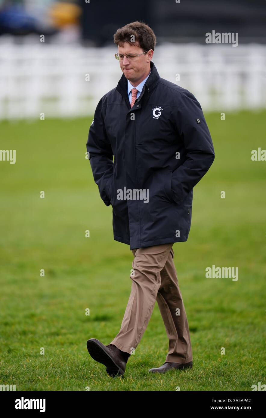 Trainer Harry Fry at Newbury Racecourse. Picture date: Saturday March ...