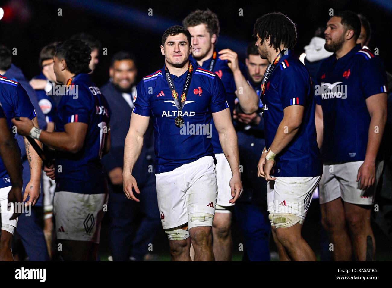 Paul Boudehent during the 6 or Six Nations Championship rugby match XV ...