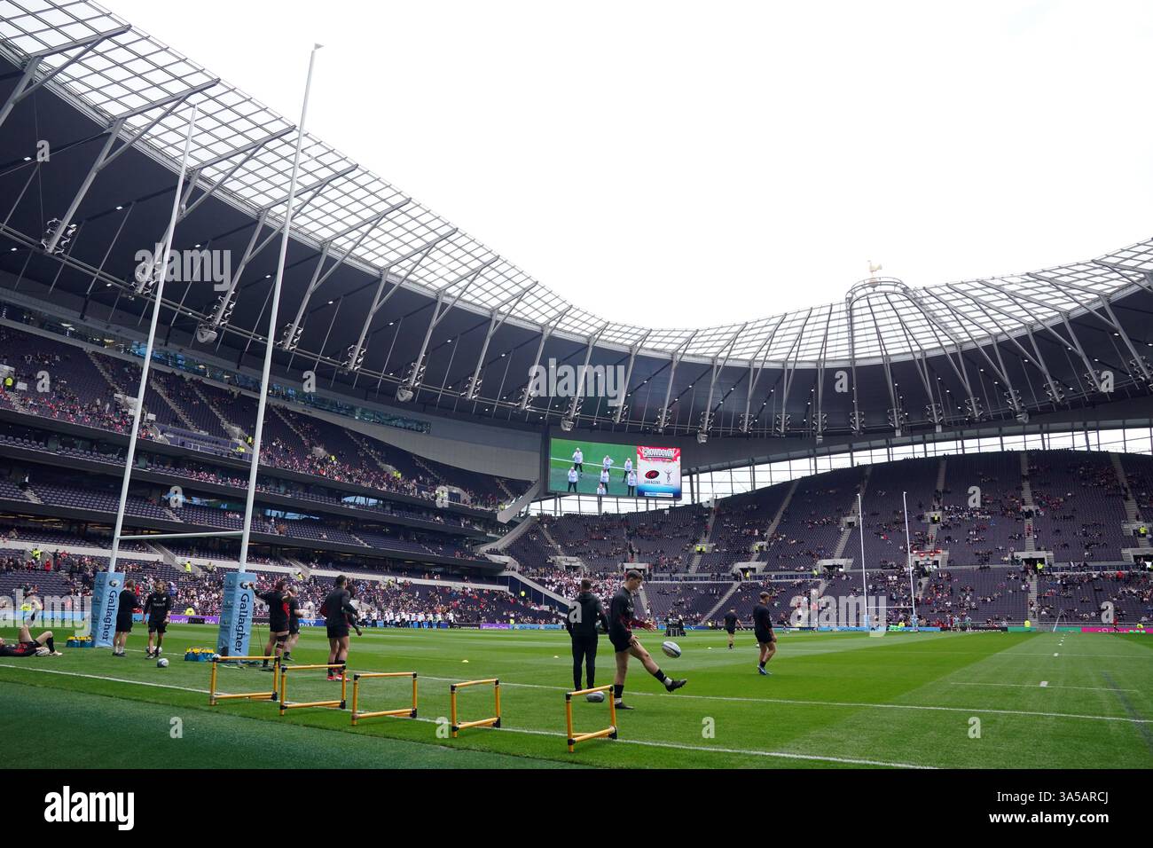 A general view ahead of the Gallagher Premiership Rugby match at the ...