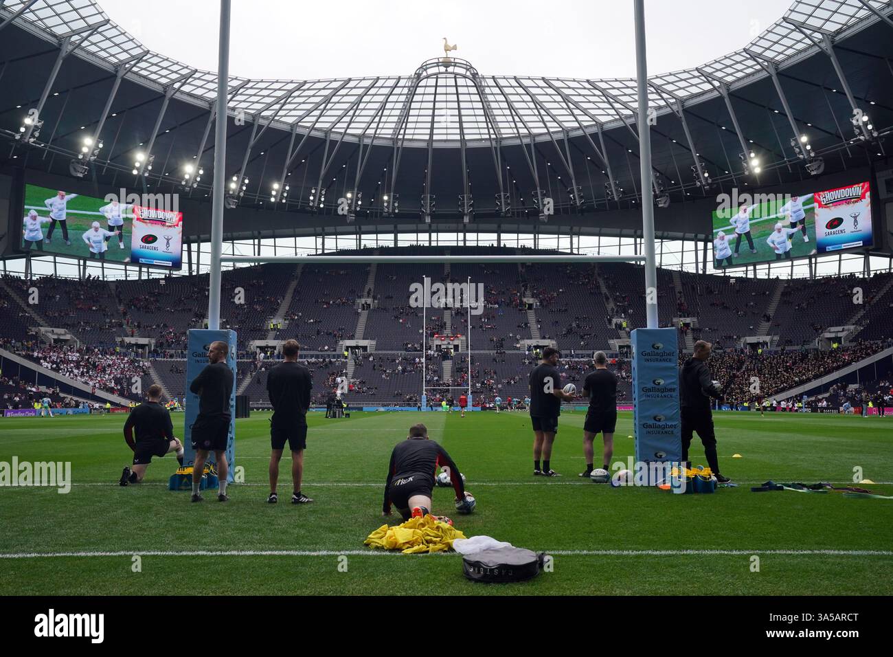 A general view ahead of the Gallagher Premiership Rugby match at the ...