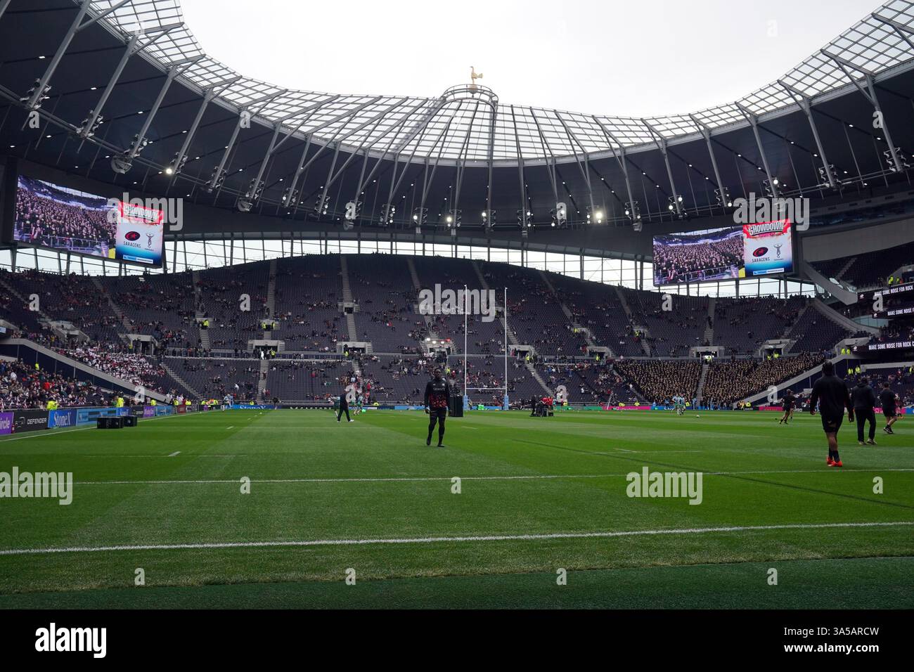A general view ahead of the Gallagher Premiership Rugby match at the ...