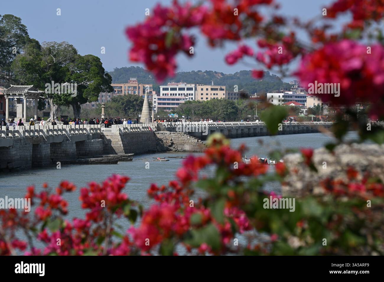 (250322) -- QUANZHOU, March 22, 2025 (Xinhua) -- The Luoyang Bridge is ...