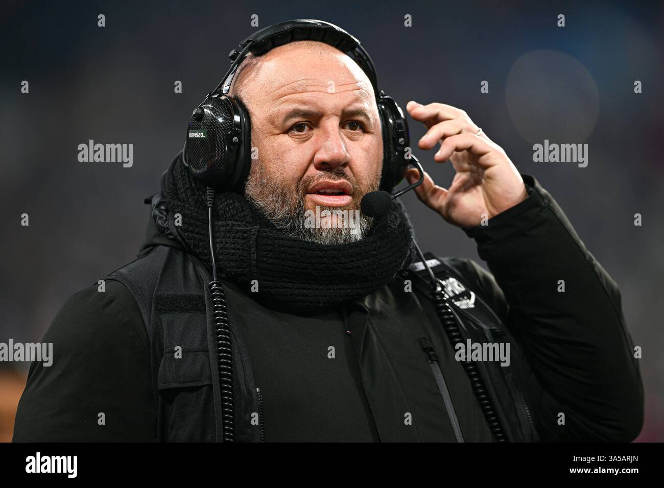 Mokhtar Guetari bodyguard from TPMP during the 6 or Six Nations ...