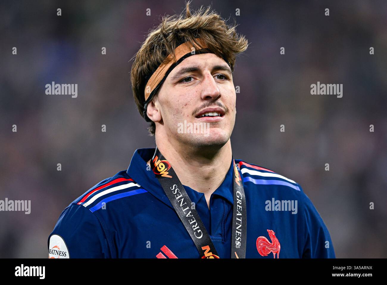 Paris, France. 15th Mar, 2025. Oscar Jegou during the 6 or Six Nations ...