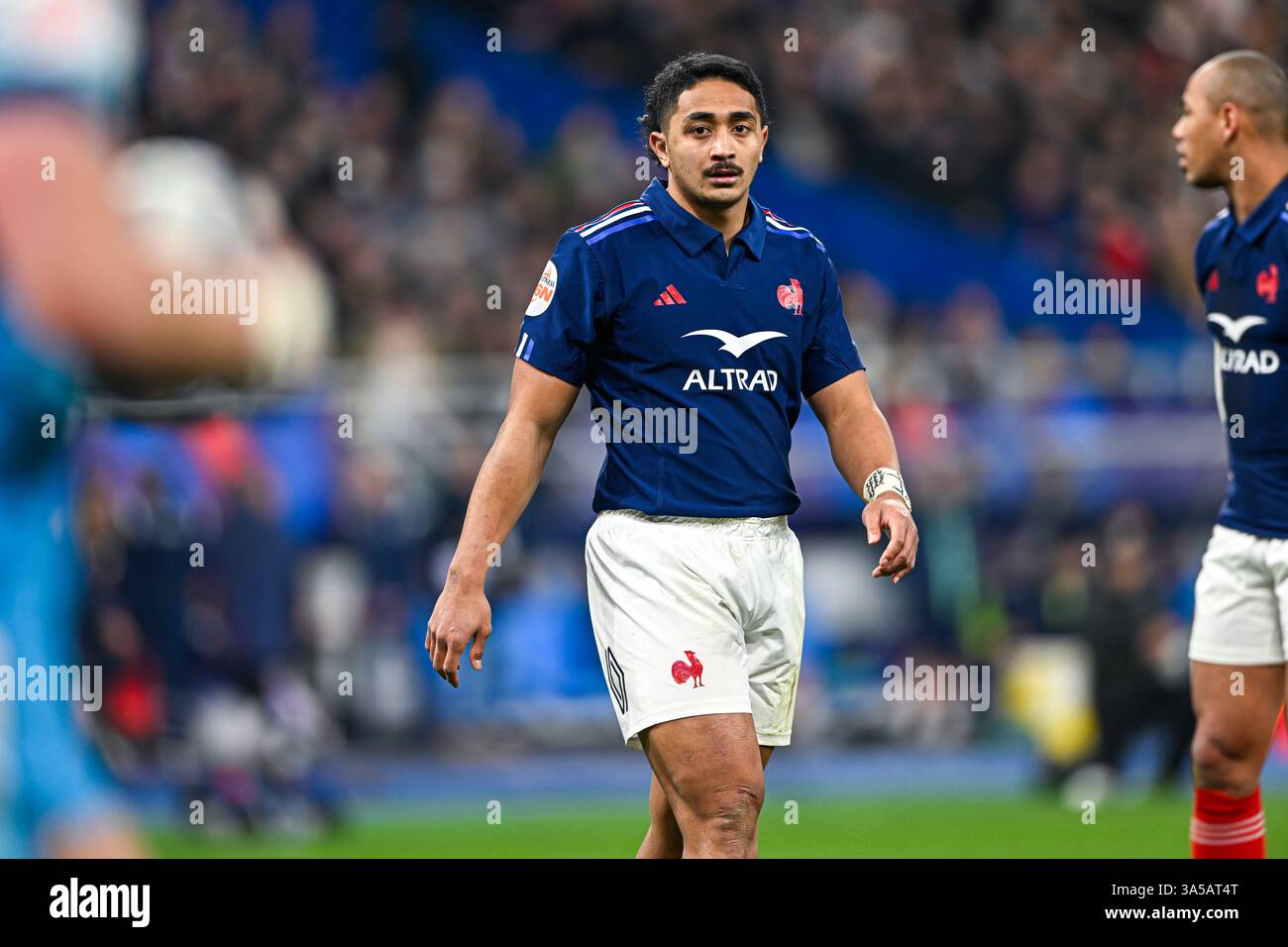 Saint Denis, France. 15th Mar, 2025. Yoram Moefana during the 6 or Six Nations Championship ...