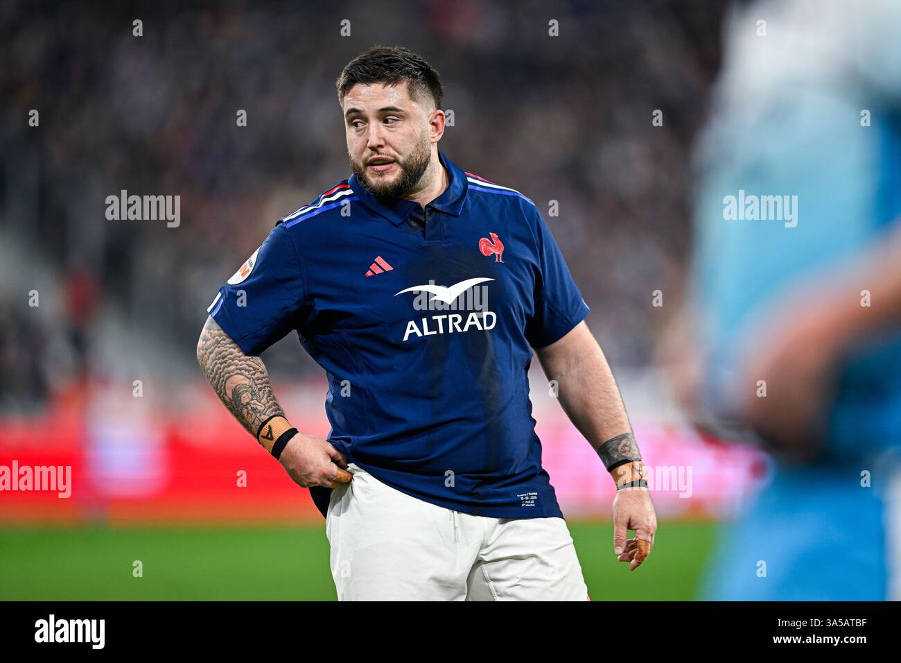 Paris, France. 15th Mar, 2025. Cyril Baille during the 6 or Six Nations ...