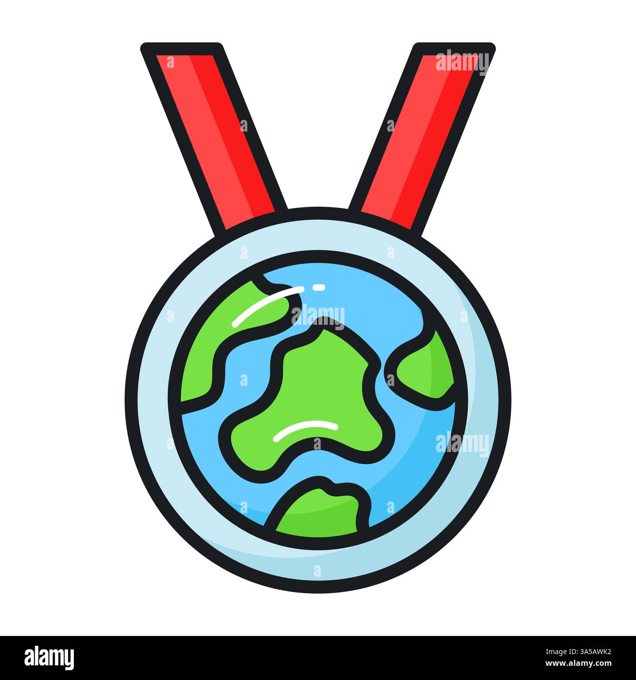 An amazing vector design of eco medal in modern and trendy style ...