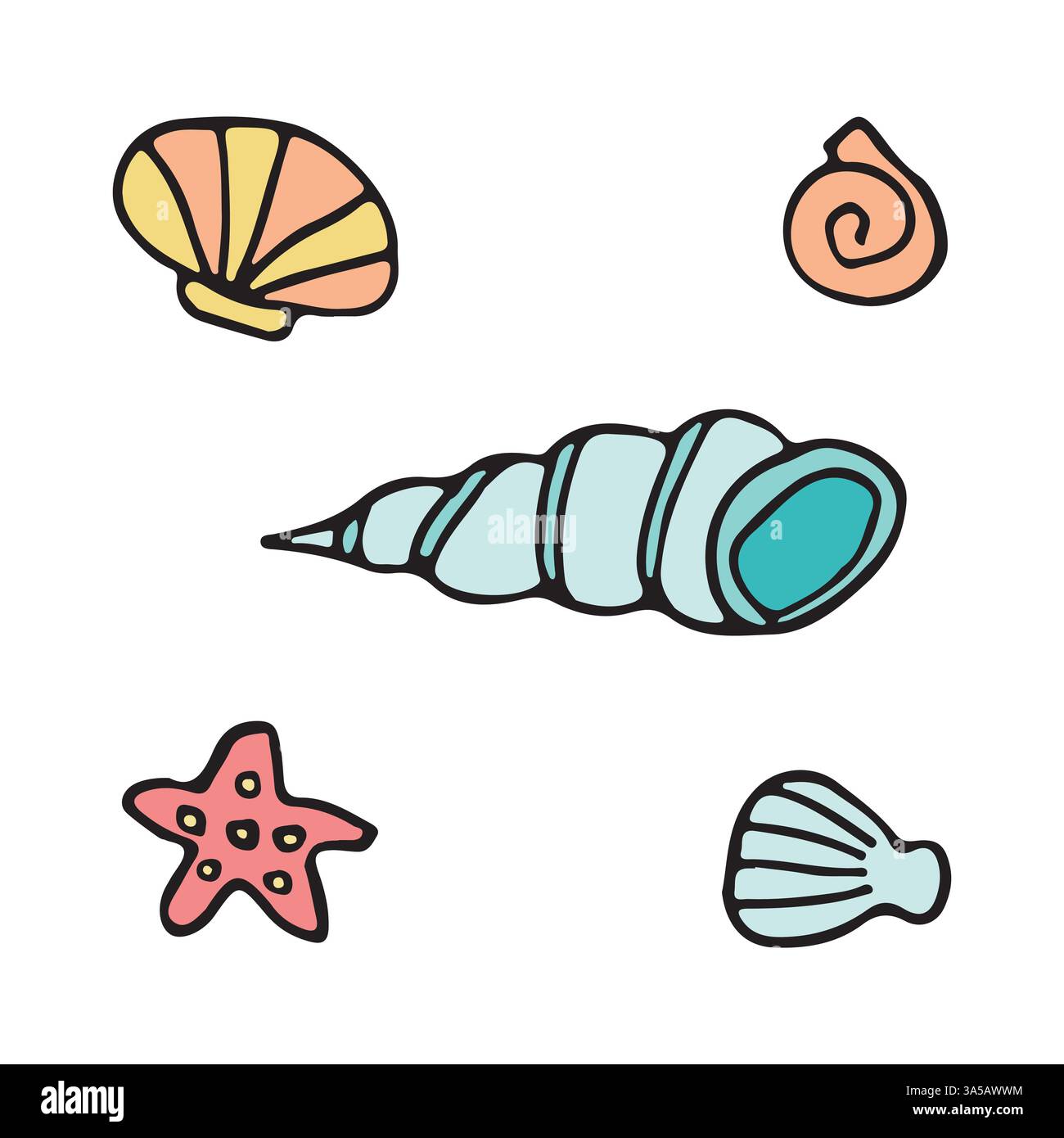 Beachcombing Stock Vector Images - Alamy