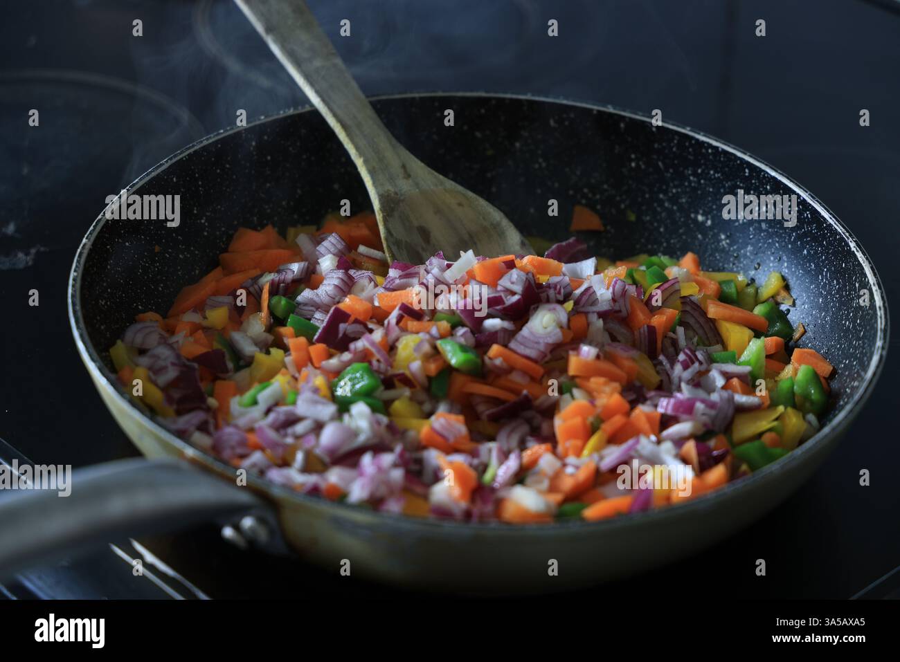 Pan up green bell pepper hi-res stock photography and images - Alamy