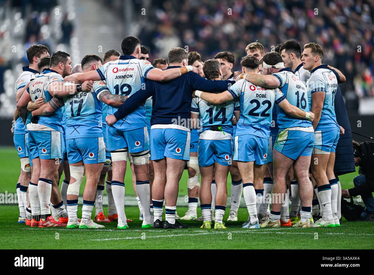 Paris, France. 15th Mar, 2025. Scotish team with players in group ...