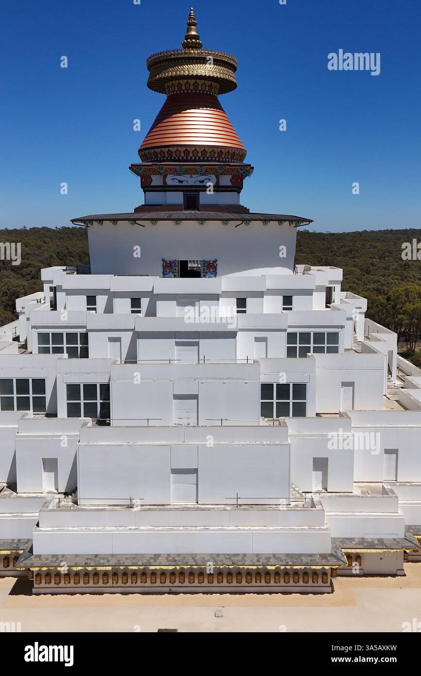 aerial view of The Great Stupa of Universal Compassion is a Buddhist ...