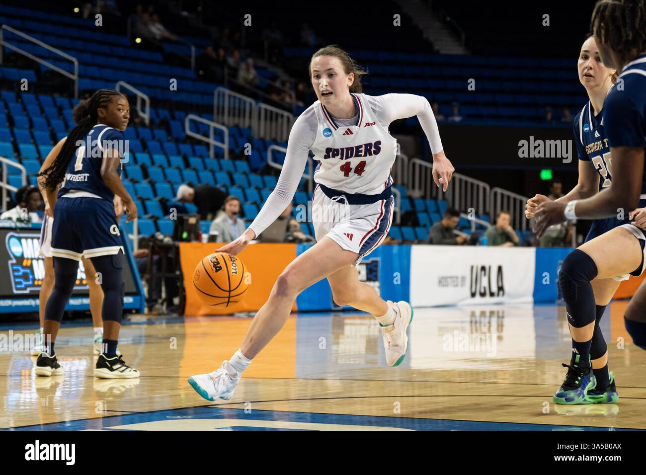 Westwood, United States. 21st Mar, 2025. Richmond Spiders forward ...