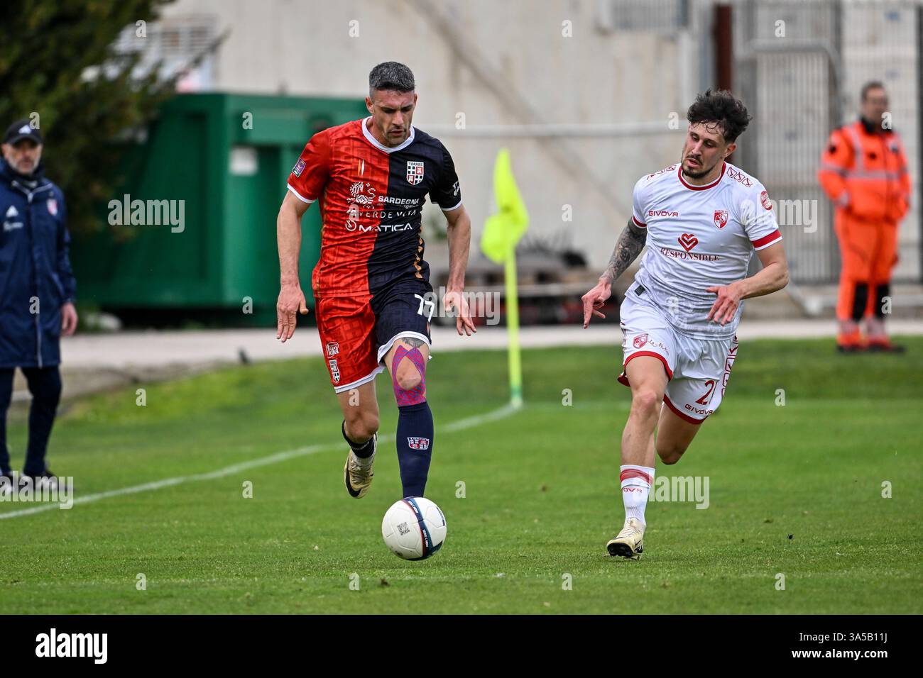 Sassari, Italy. 22nd Mar, 2025. Giacomo Zecca of Torres during Torres ...