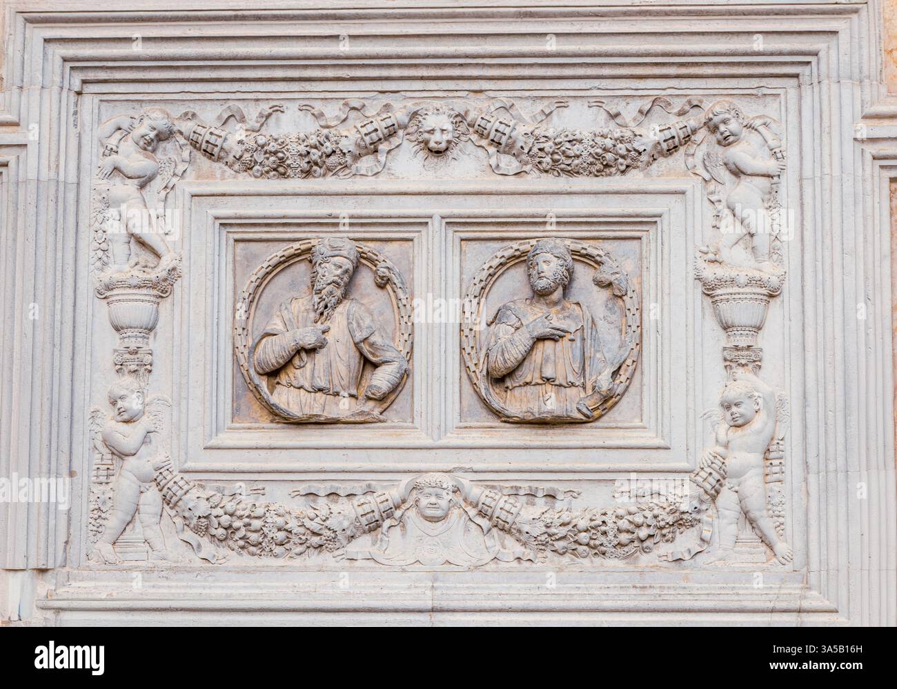 marble bas-reliefs depicting life in ancient Rome Stock Photo - Alamy