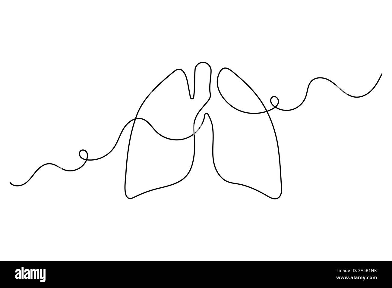 Lung images lung outline hi-res stock photography and images - Alamy