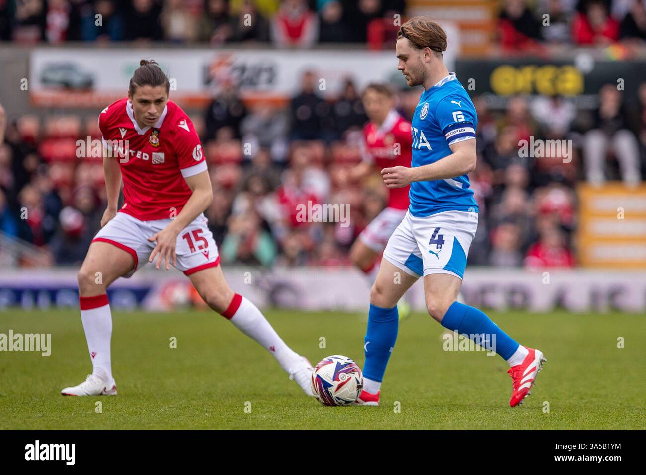 Stockport County's Lewis Bate during the Sky Bet League 1 match Wrexham ...