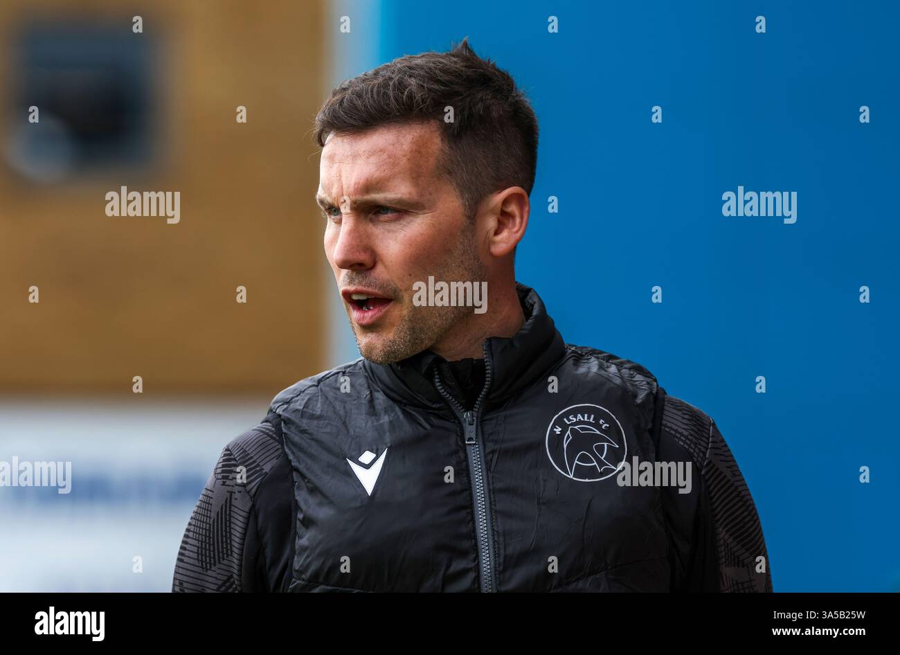 Walsall manager Mat Sadler during the Sky Bet League Two match at the ...
